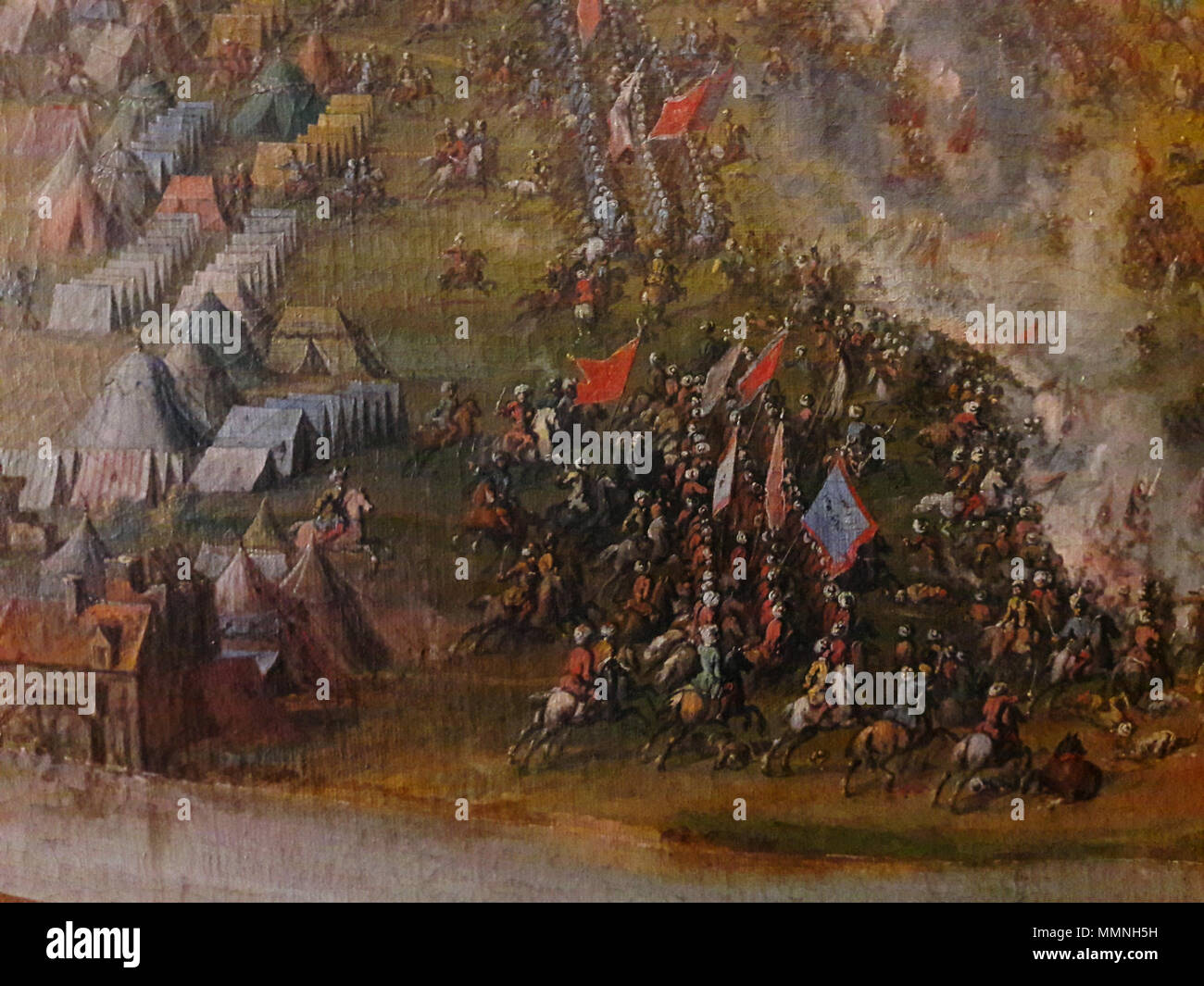 Battle of Vienna (1683) (detail).. between 1690 and 1710. Martin Battle ...