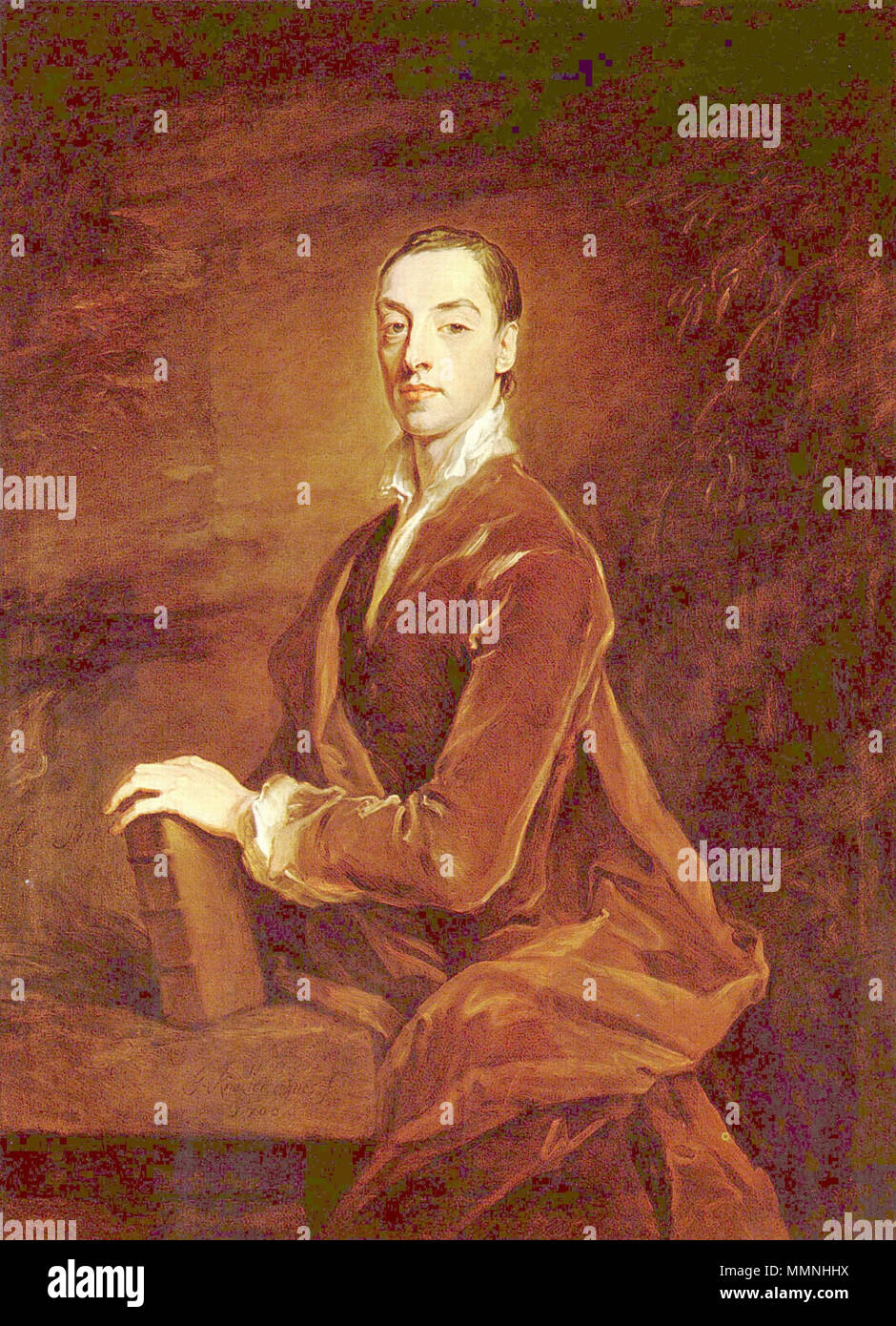 Portrait of Matthew Prior (1664-1721). 1700. Sir Godfrey Kneller 001 ...