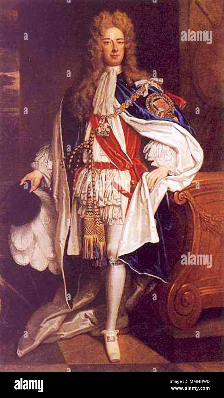 Portrait of John Churchill, 1st Duke of Marlborough in Garter Robes ...