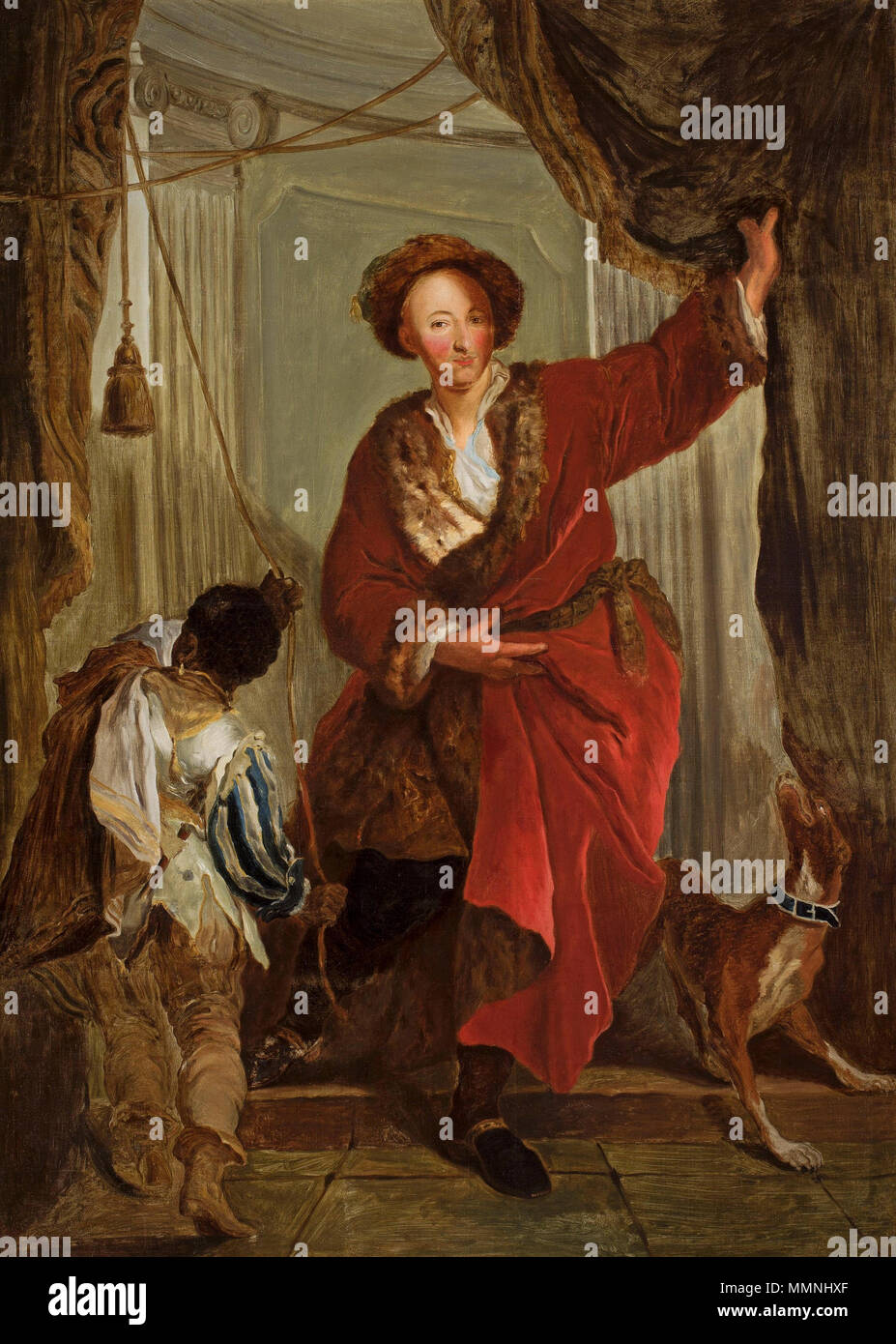 Portrait of Friedrich Ernst von Knyphausen.. 1707. Pesne Friedrich ...