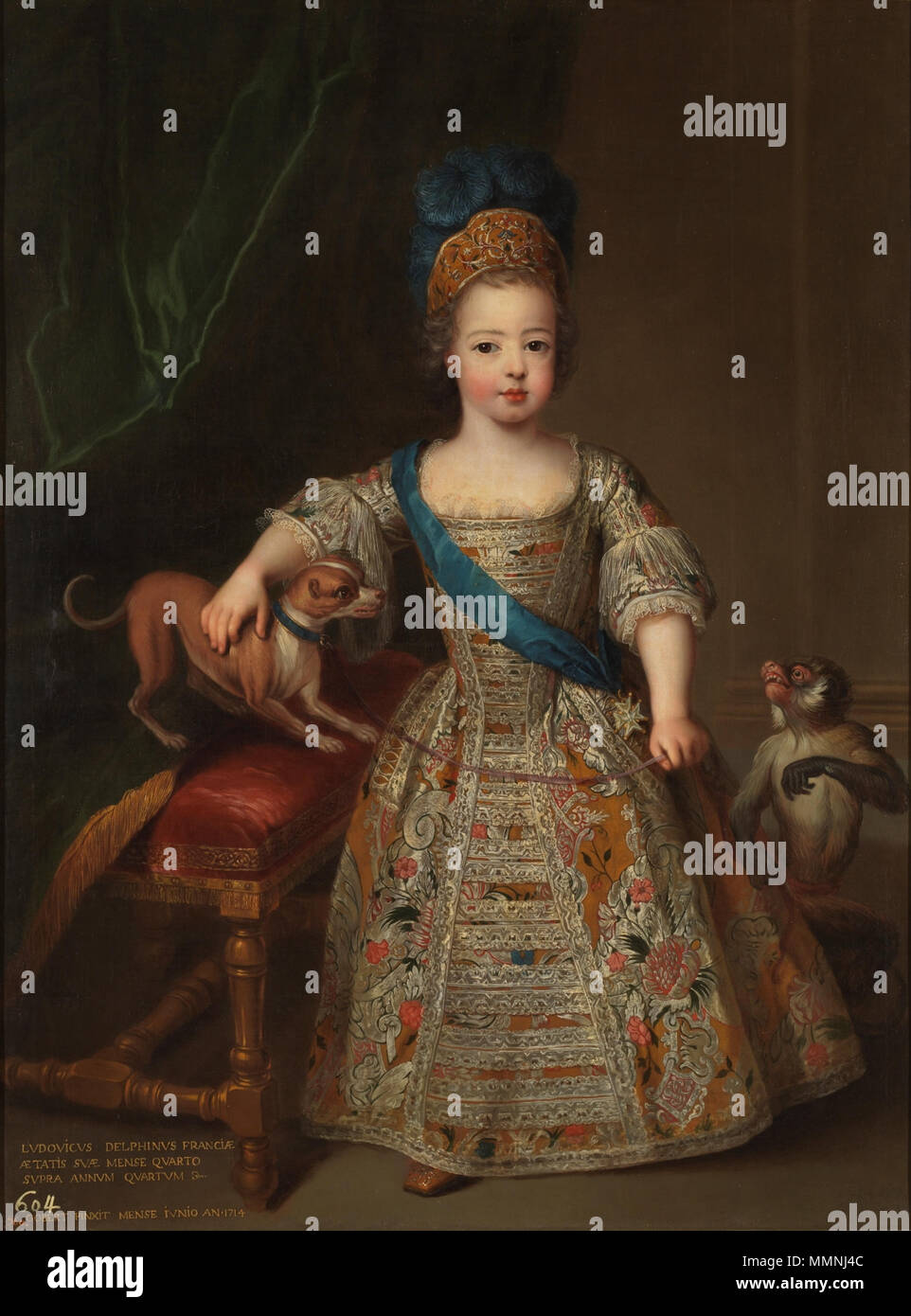 English: Portrait of Louis XV as a child . 1714. Louis XV child by ...