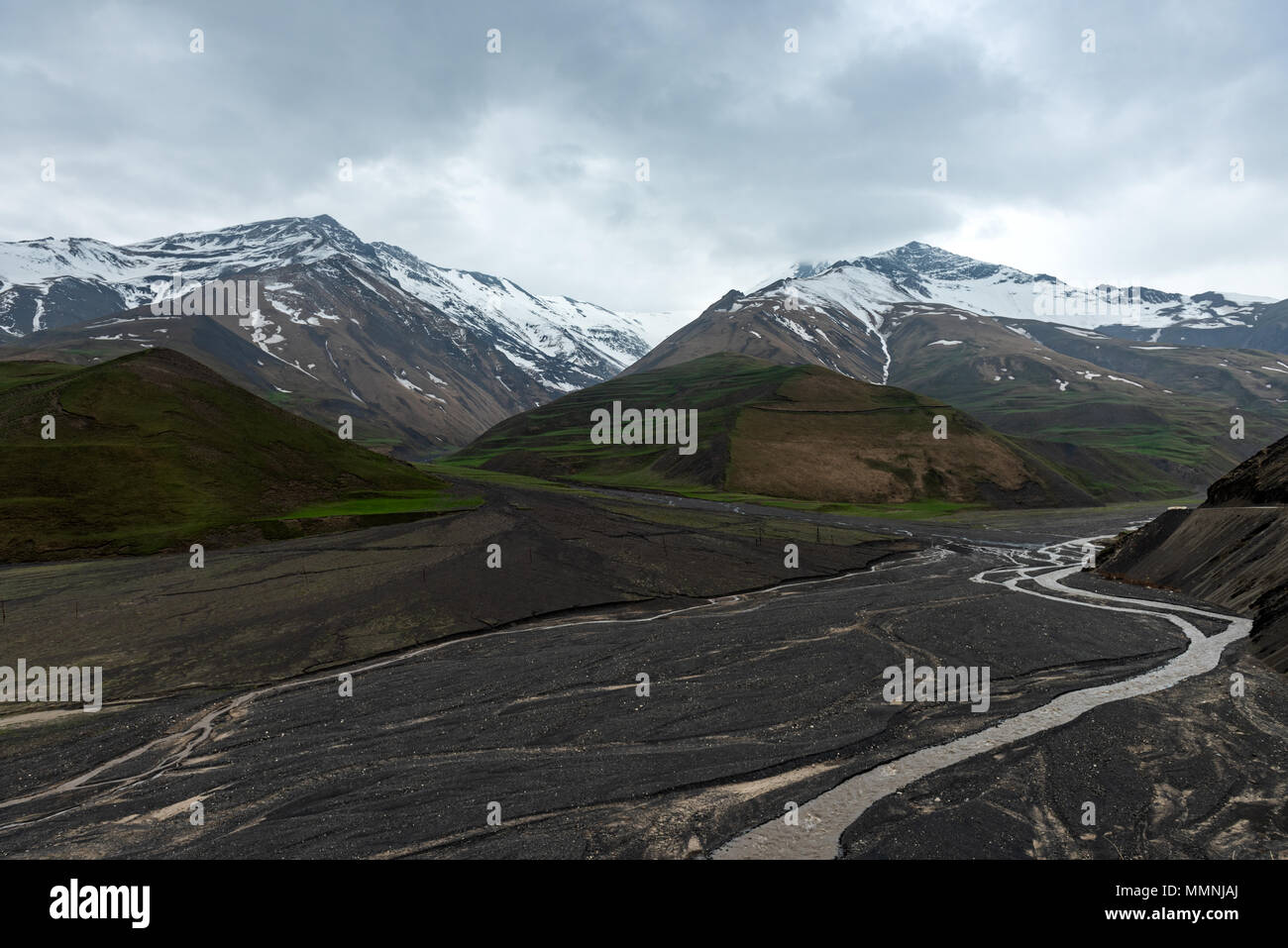 Highlands, beautiful high mountains and riverbed Stock Photo - Alamy