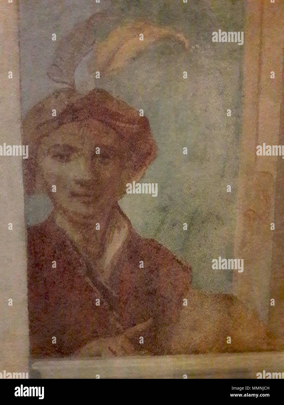 Self-portrait.. 1720s. Rossi Self-portrait Stock Photo - Alamy