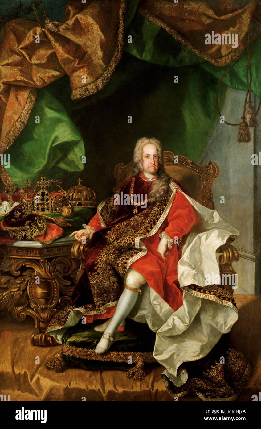 . Kaiser Karl VI. (1685-1740) im Vliesornat. Wien Portrait of Charles ...
