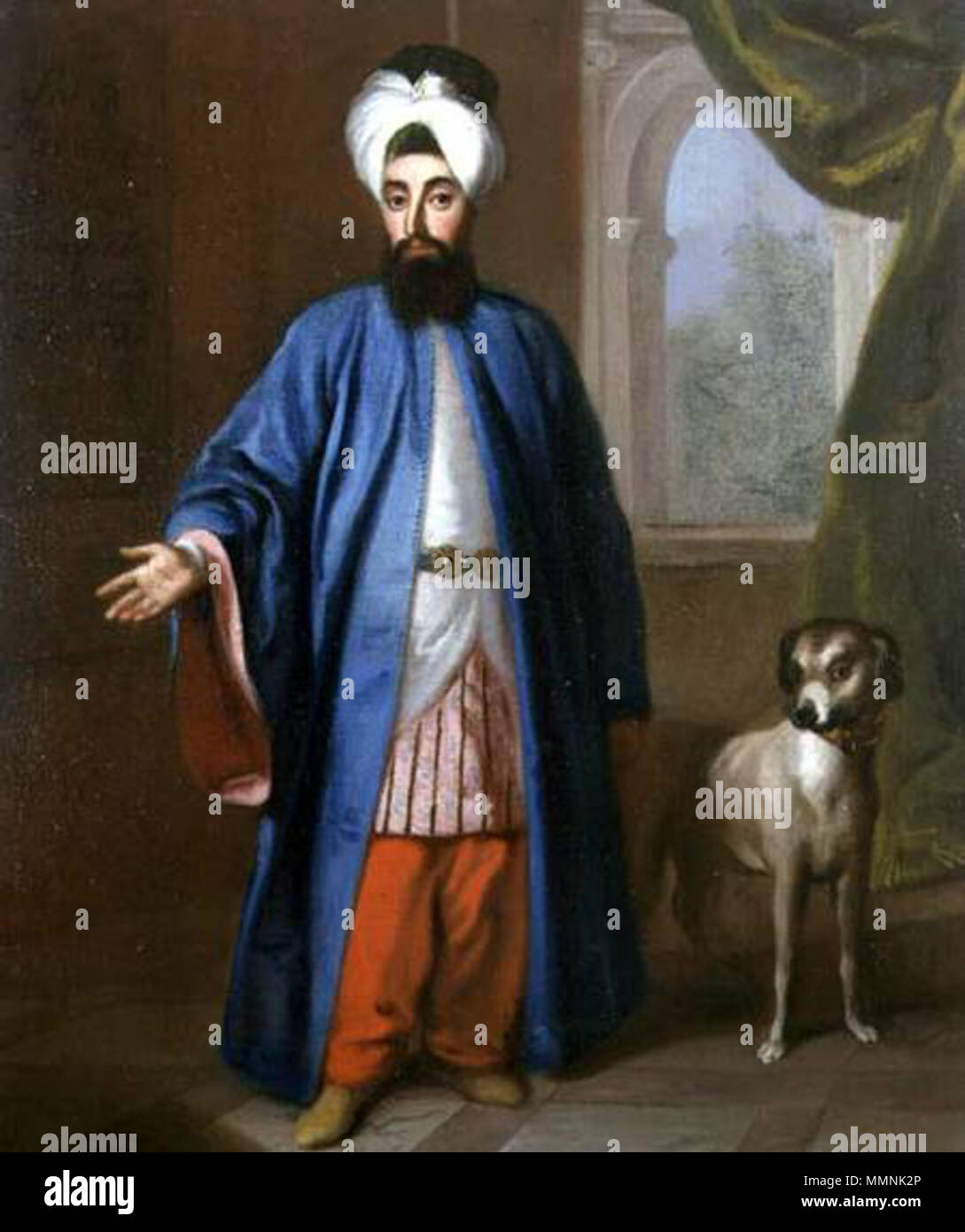 . Portrait of Sahid Mehemet Effendi Emissary to the Swedish Court in ...