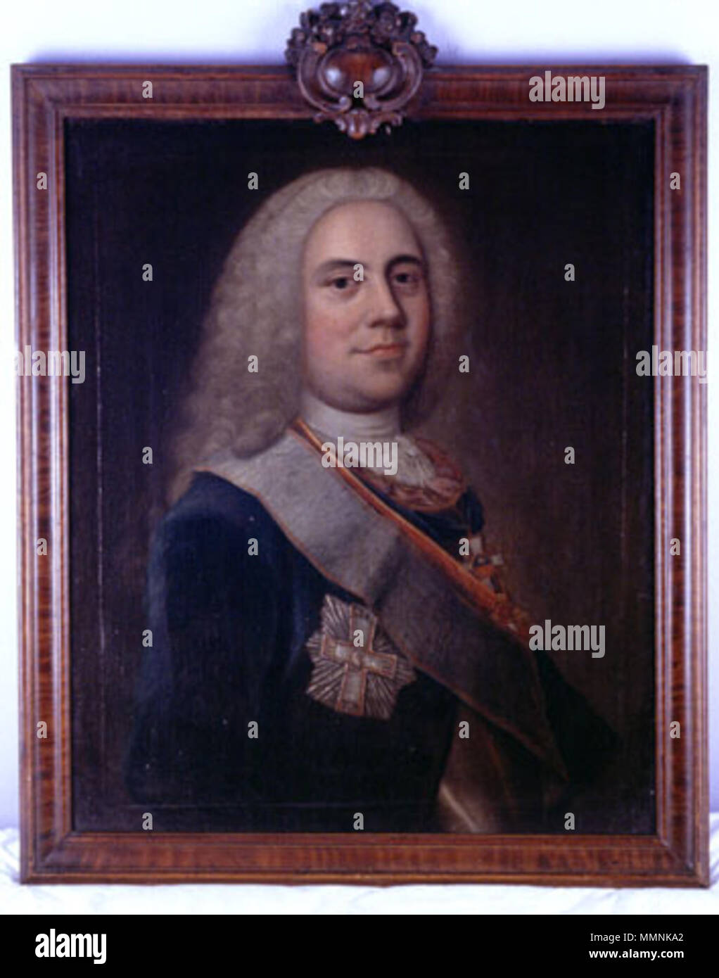 Portrait of Friedrich von Eyben (1699-1787). 18th century. EybenF1787 ...