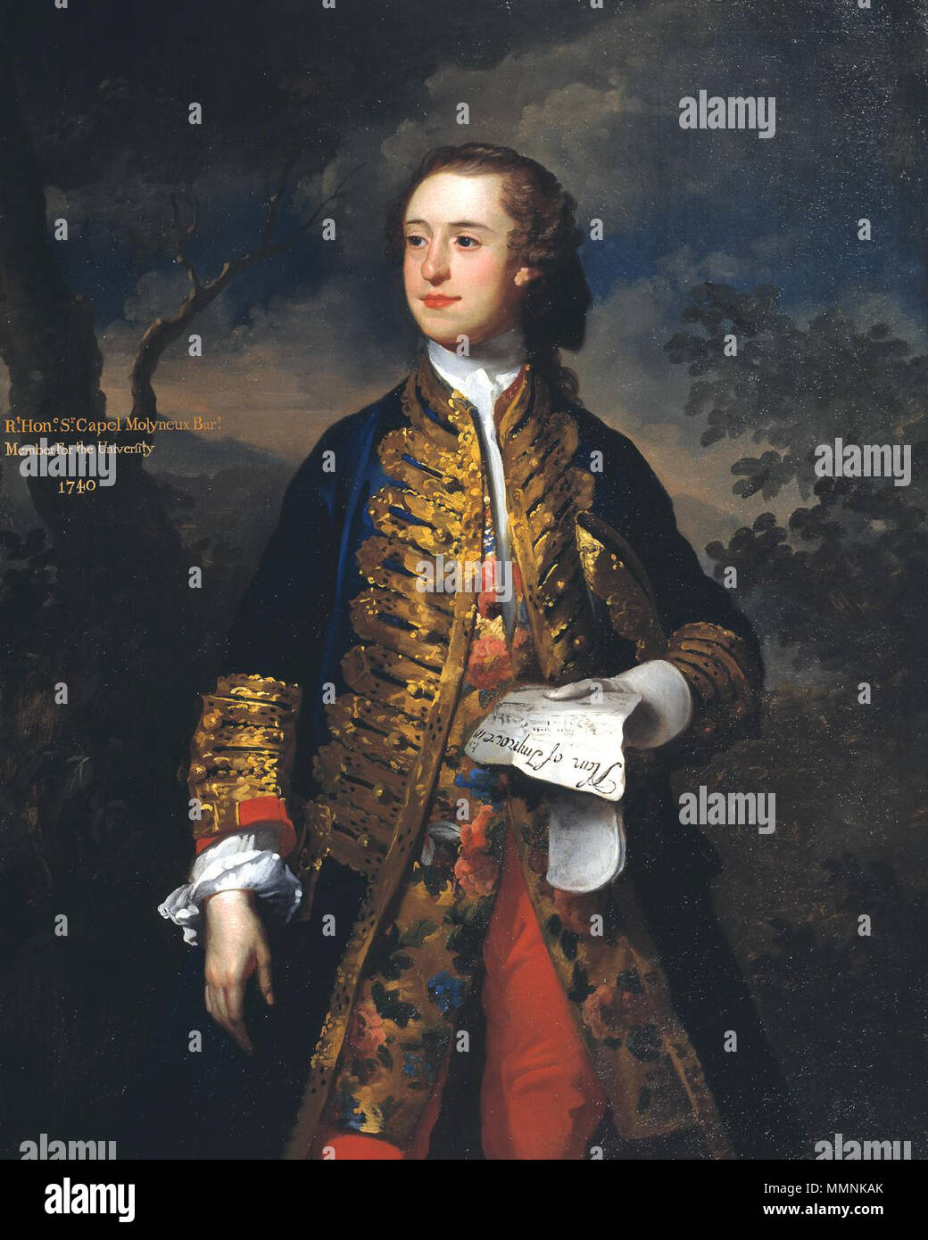 . English: The Rt Hon. Sir Capel Molyneux . 1740. James Latham (1696 ...