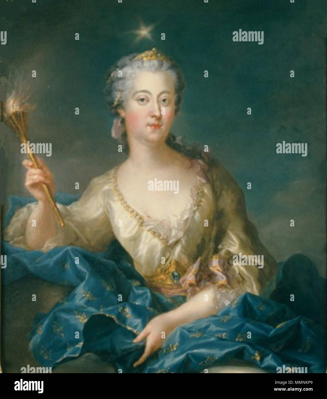Louisa Ulrika of Prussia as Aurora. 1747 or 1748. Luise Ulrike by ...