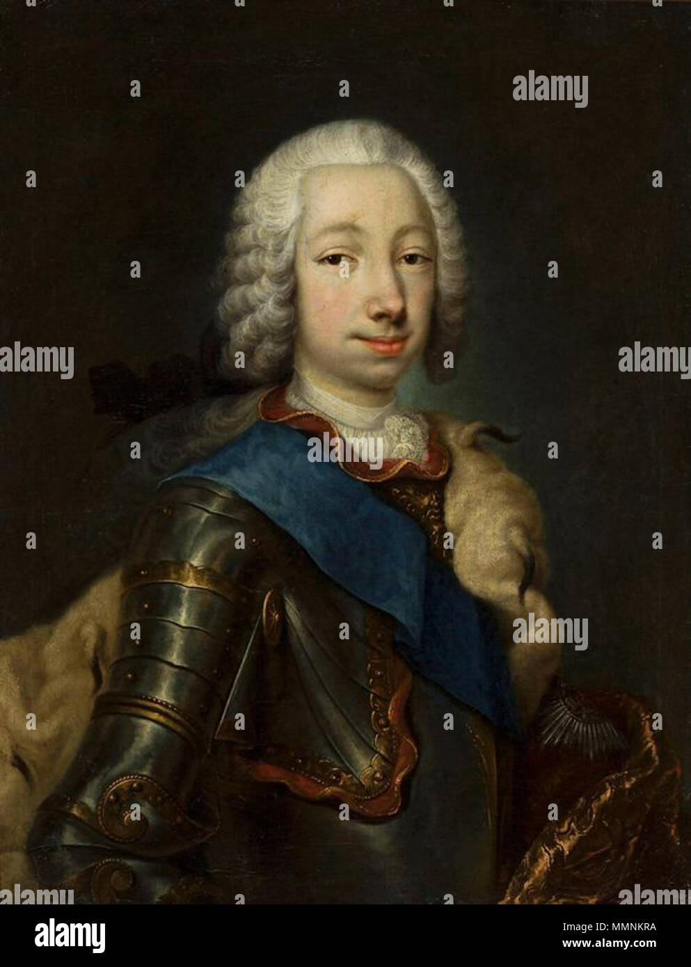 Portrait of Grand Duke Peter Fedorovich (later Emperor Peter III of ...