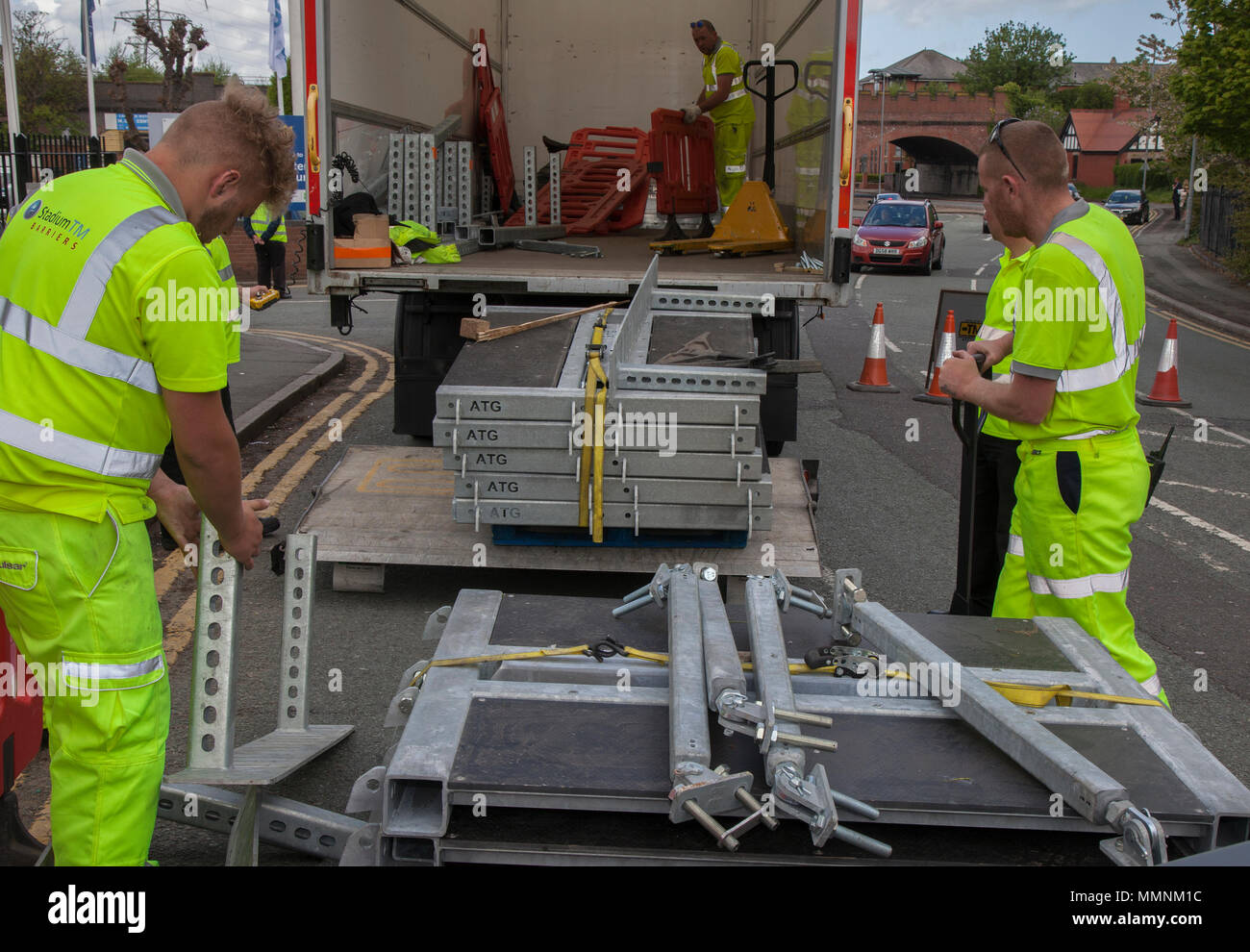 Portable road block hi-res stock photography and images - Alamy