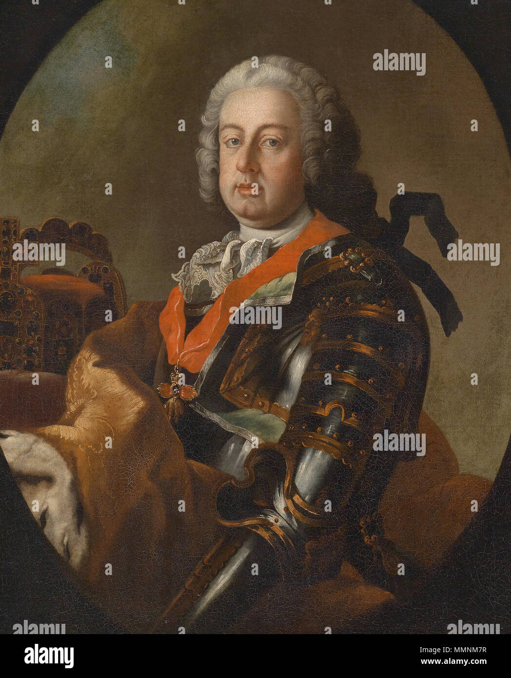 Kaiser Franz I Stephan Porträt im Harnisch Stock Photo - Alamy