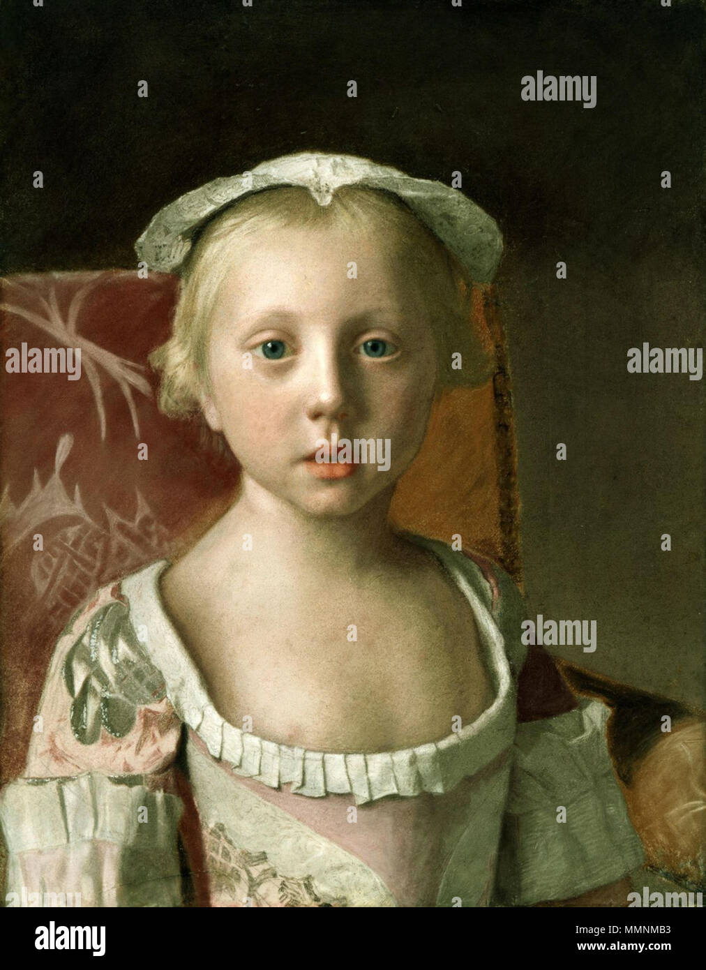 Portrait of Princess Louisa of Great Britain (1749-1768). 1754. Louisa ...