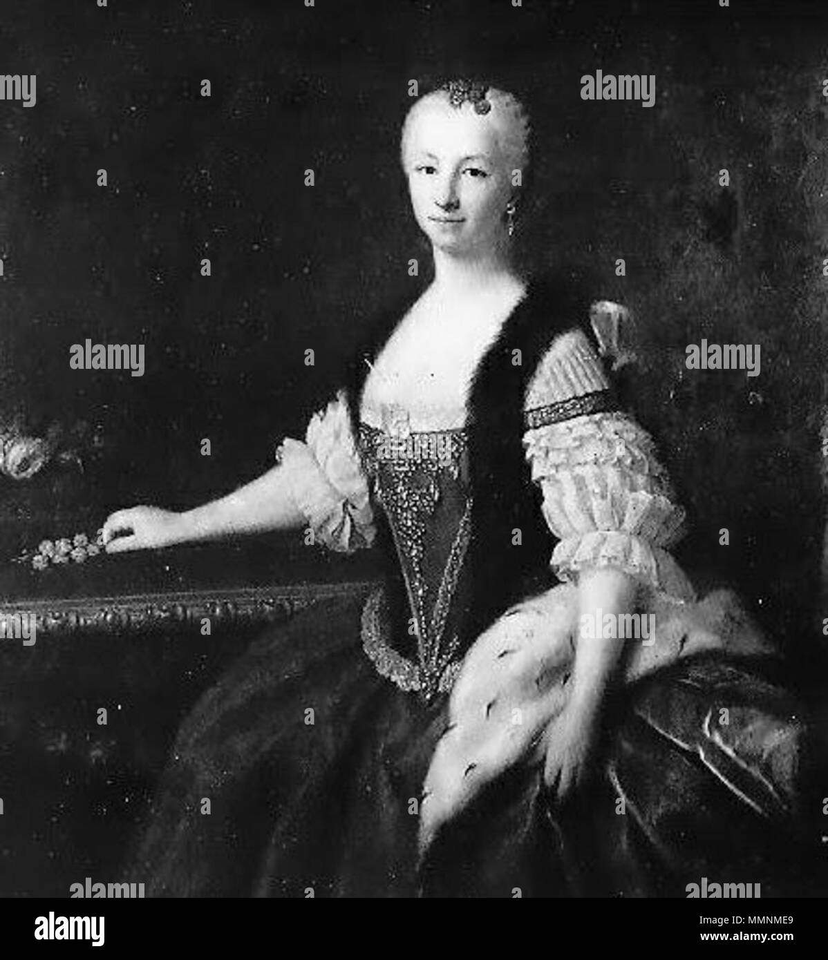 . English: Portrait of Maria Antonia of Spain while Duchess of Savoy ...