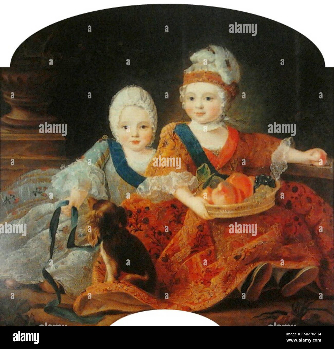 . Louis Stanislas Xavier, Count of Provence and his elder brother Louis ...