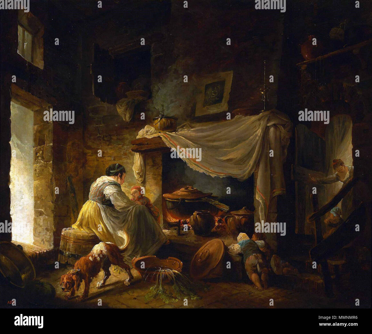 Italian kitchen.. between 1760 and 1767. Robert Italian kitchen Stock ...