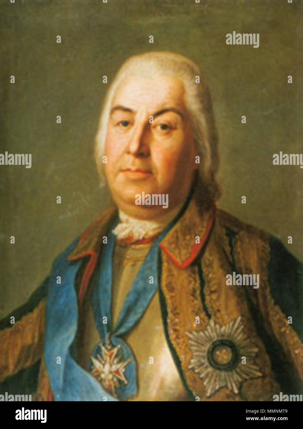 . Portrait of Pyotr Saltykov (1697–1772) . 1760. Pietro Antonio Rotari ...