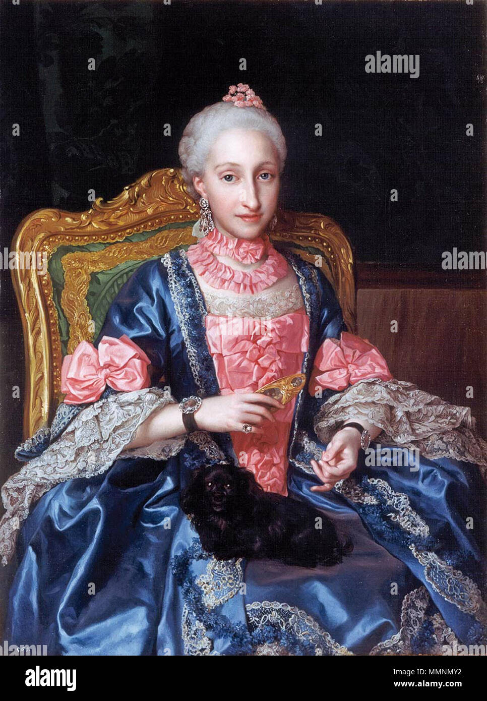 . Portrait of Infanta Maria Josefa of Spain (1744-1801) . between 1761 ...