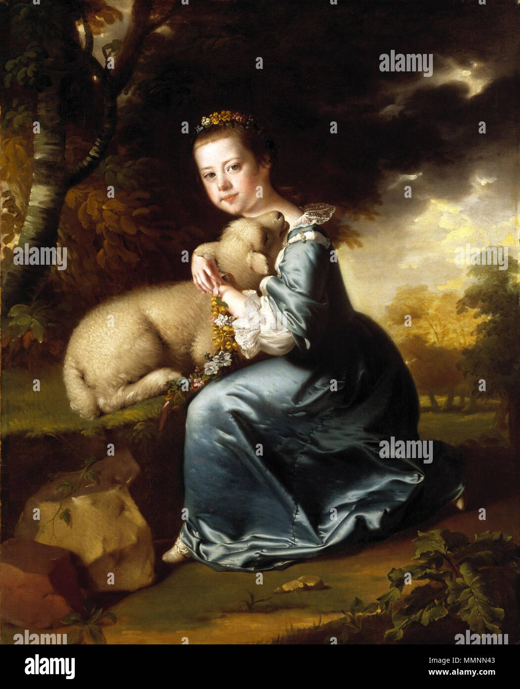 Portrait of Miss Frances Warren. circa 1763. Miss Frances Warren by ...