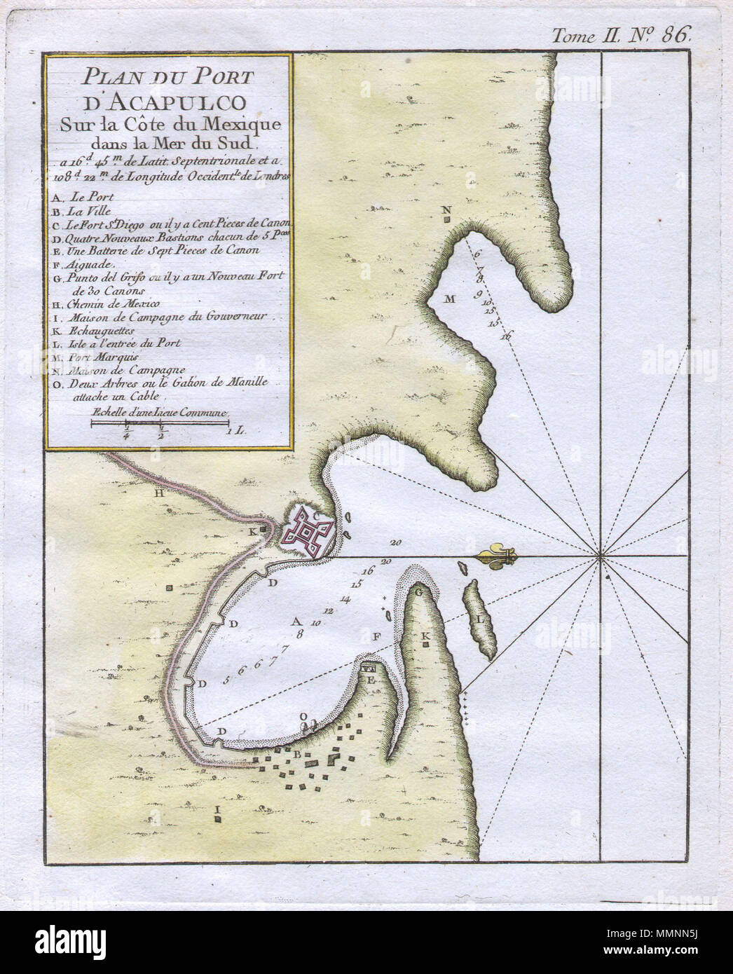 Map of acapulco mexico hi-res stock photography and images - Alamy