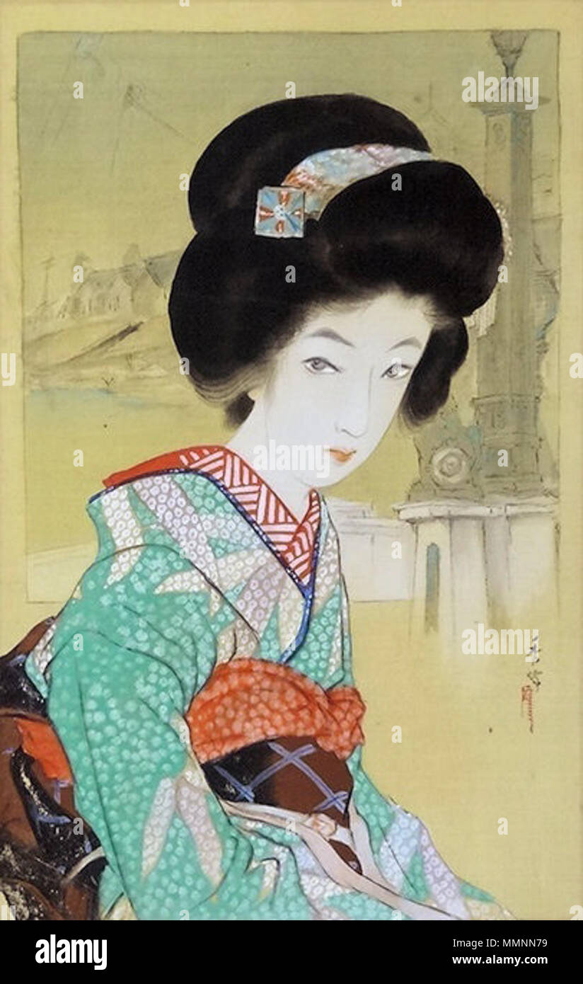 Bijinga by Yamakawa Shūhō Stock Photo - Alamy