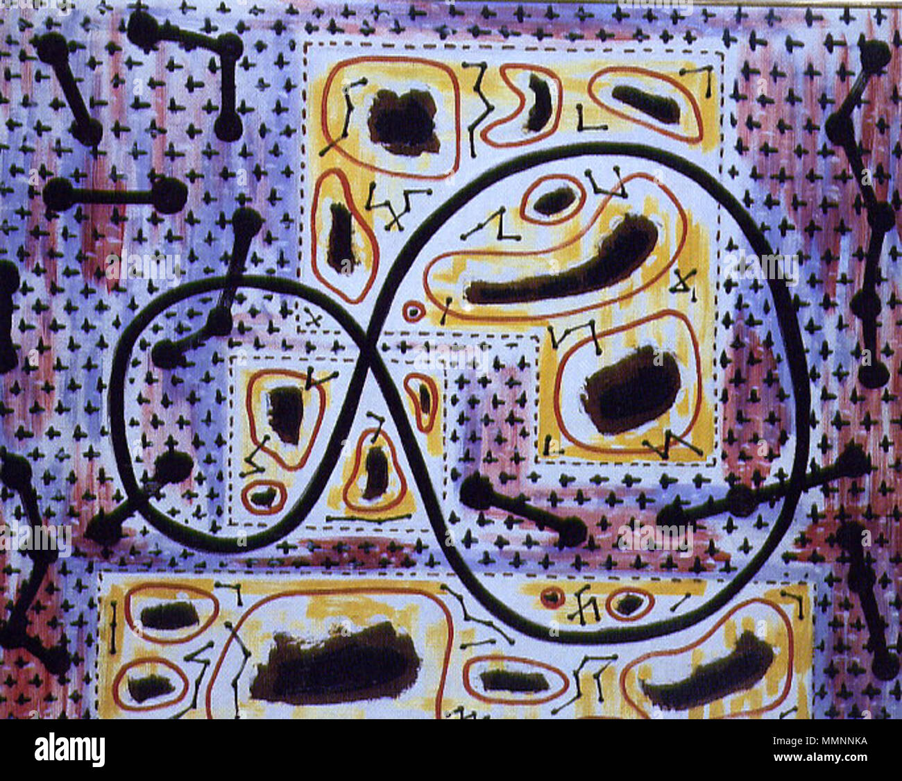 . English: Hasegawa Saburo: Cho no kiseki, 1937. Oil on canvas, 130x163 ...