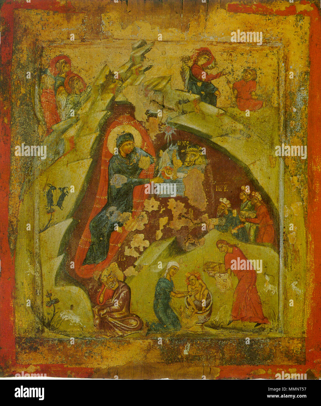 Nativity of christ icon hi-res stock photography and images - Alamy