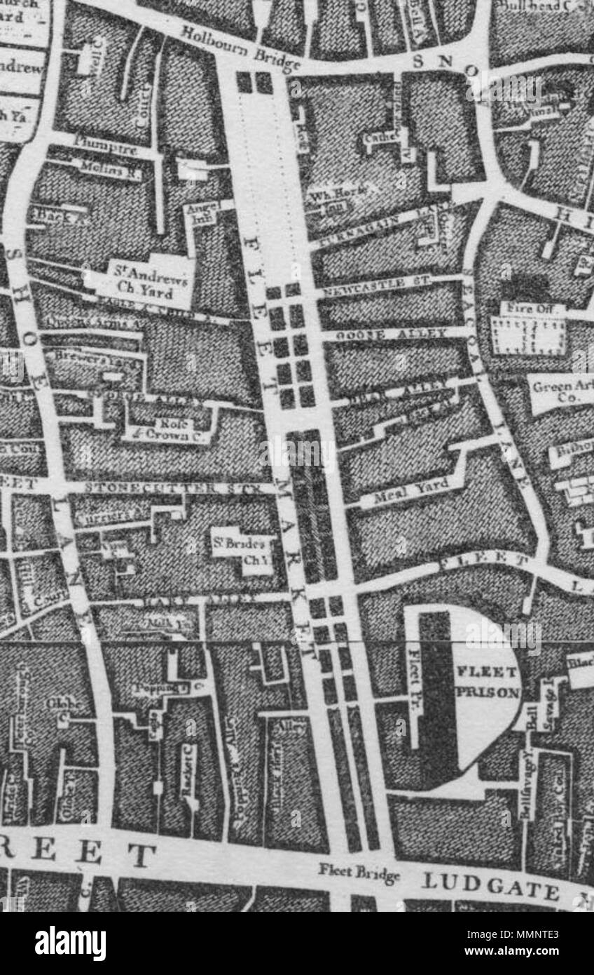 . English: Detail from Roque's Map of London 1746 . This file is ...