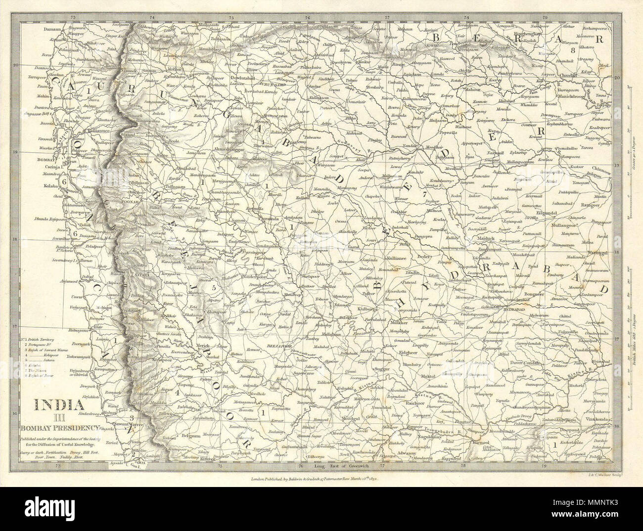 South goa map hi-res stock photography and images - Alamy