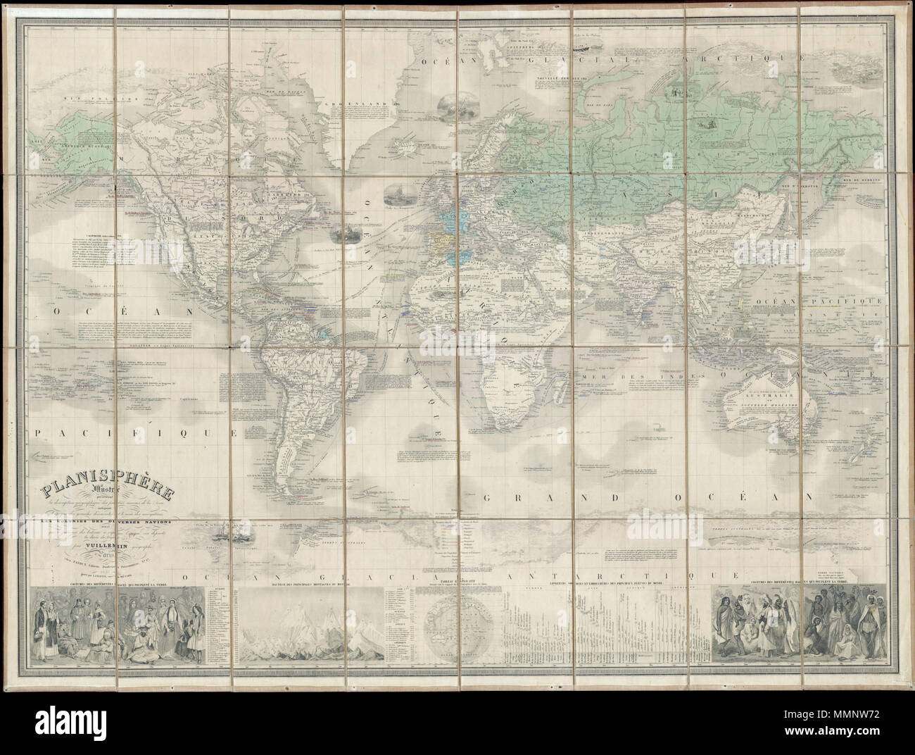 American indian tribes map hi-res stock photography and images - Alamy