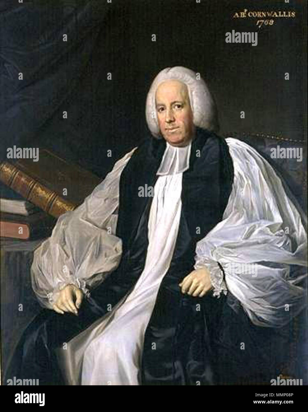 . English: Frederick Cornwallis (1713-1783) . Contemporary portrait 24 ...