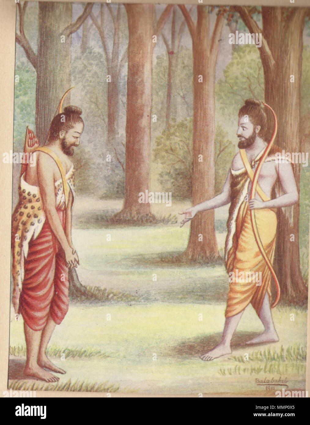 Rama and sita in forest hi-res stock photography and images - Alamy
