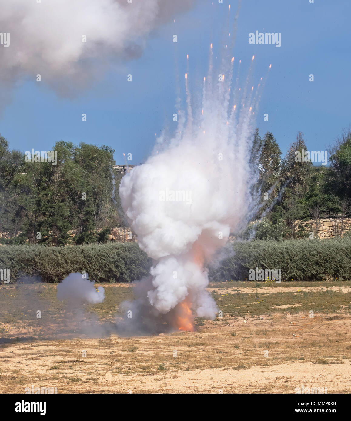 Mine explosion hi-res stock photography and images - Alamy