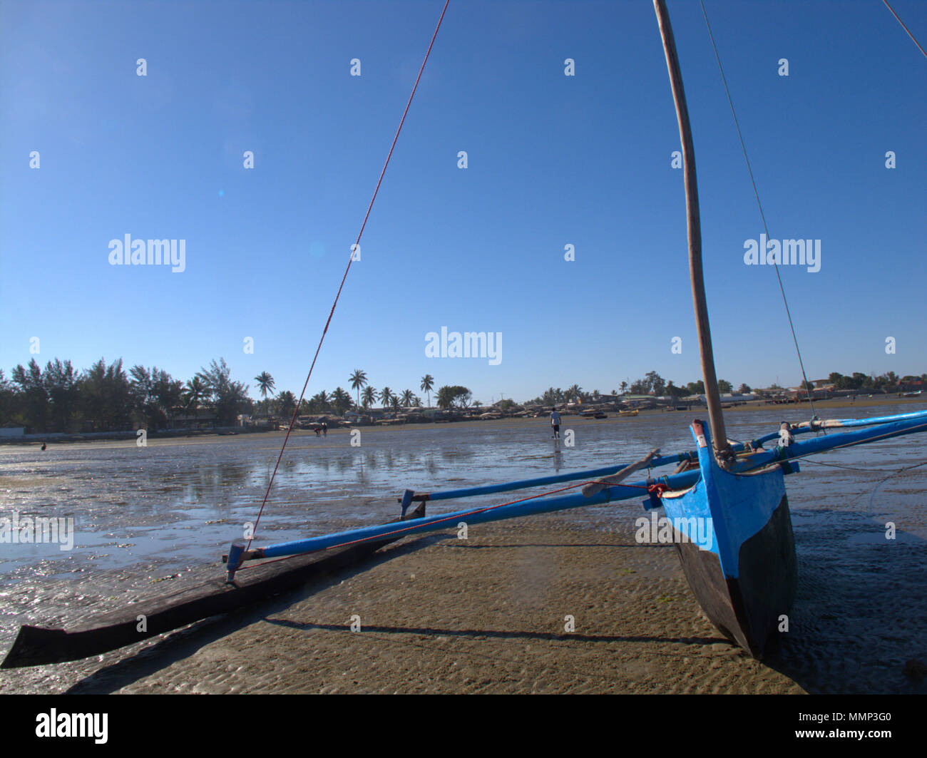 Pirogue in Anakao, near Tulear, Madagascar Stock Photo - Alamy
