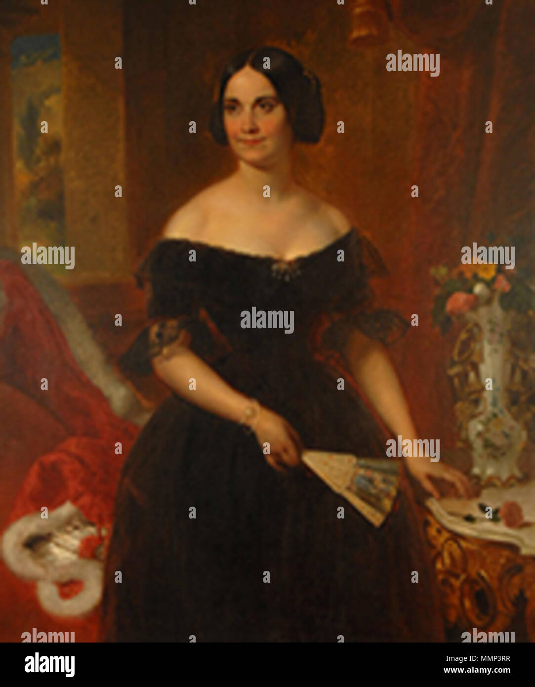 . English: Portrait of Anna Maria Calhoun Clemson . 1845. Unknown 41 ...