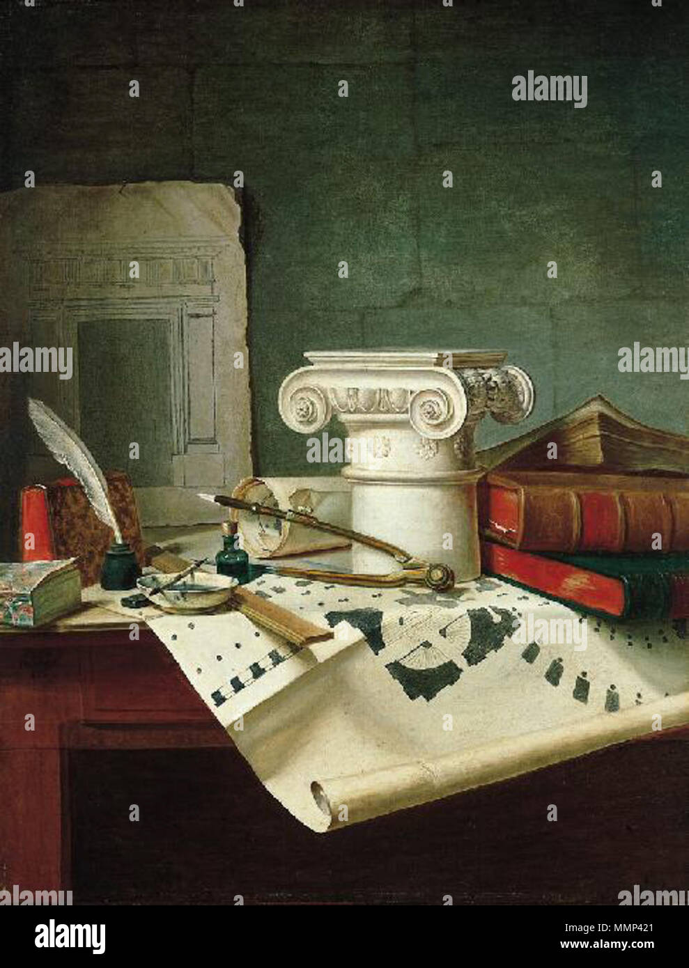 18th century drawing table hi-res stock photography and images - Alamy