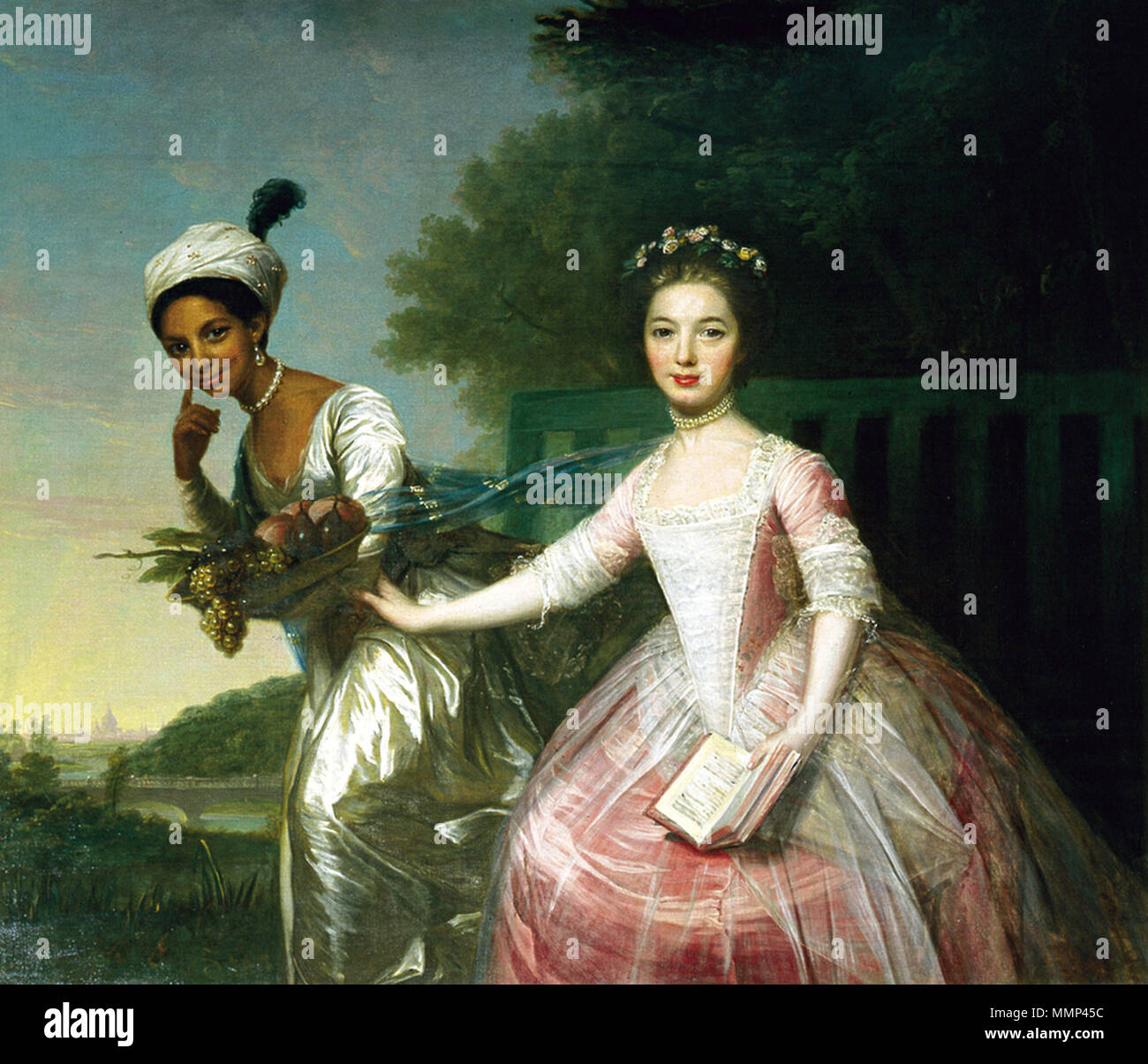 . English: Portrait of Dido Elizabeth Belle Lindsay (1761-1804) and her ...