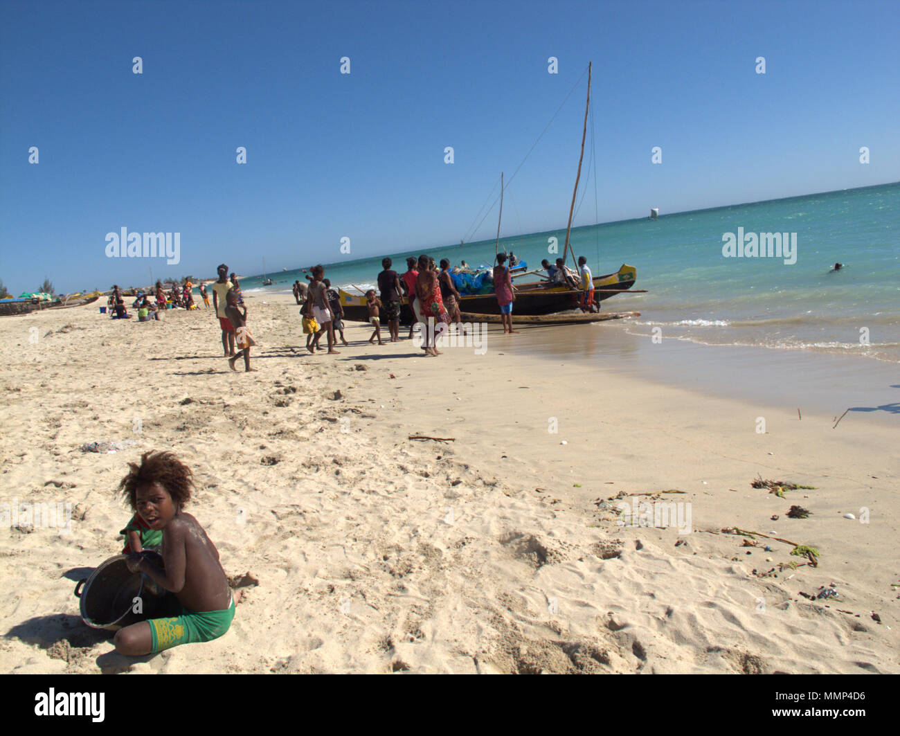 Peoples in Anakao, near Tulear, Madagascar Stock Photo - Alamy