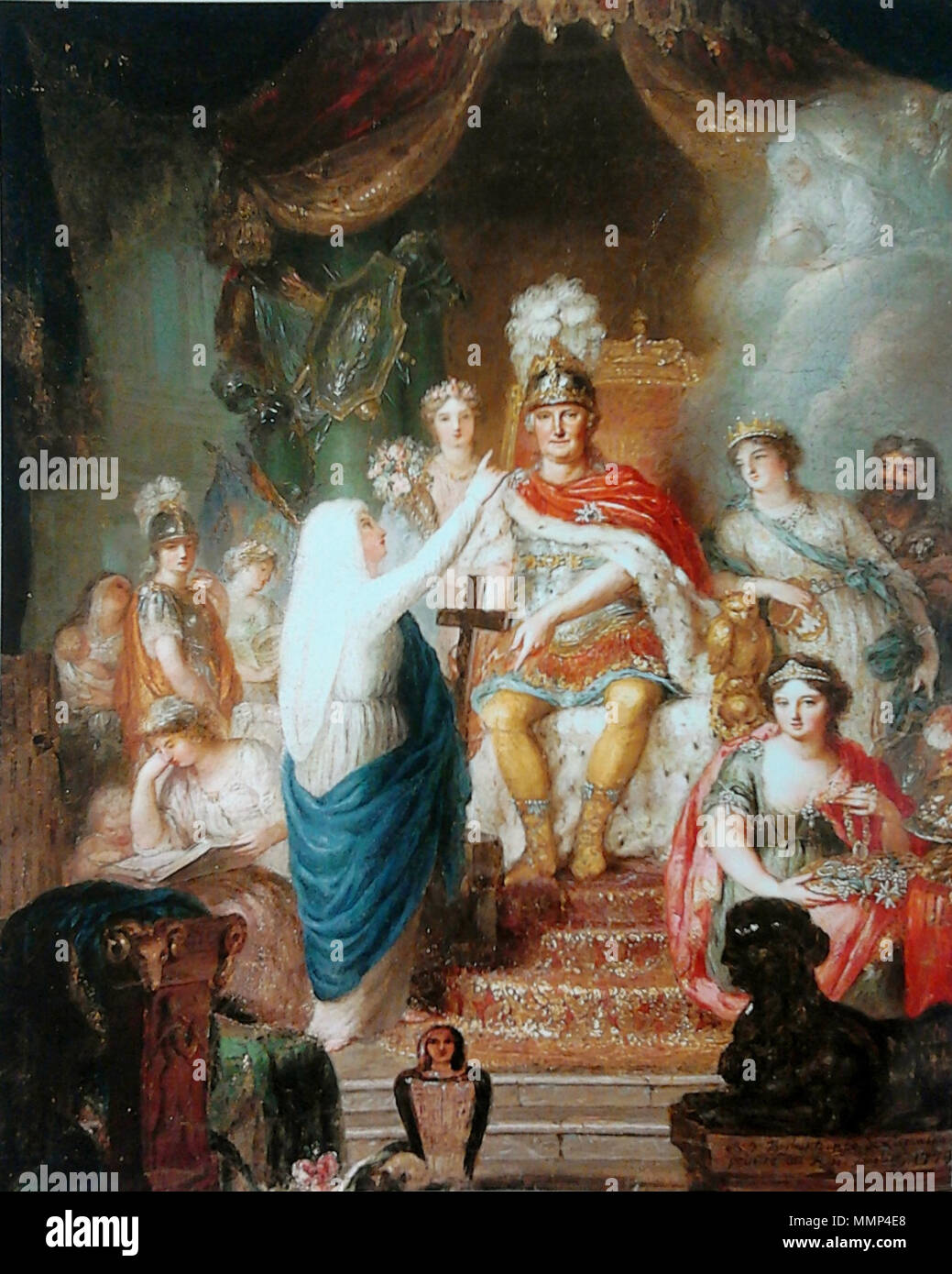 Apotheosis of Prince Augustus Ferdinand of Prussia.. 1779. Therbusch ...