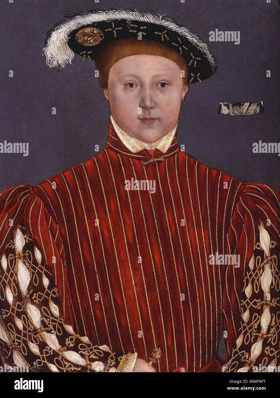 . English: Portrait of Edward VI of England after Hans Holbein the ...