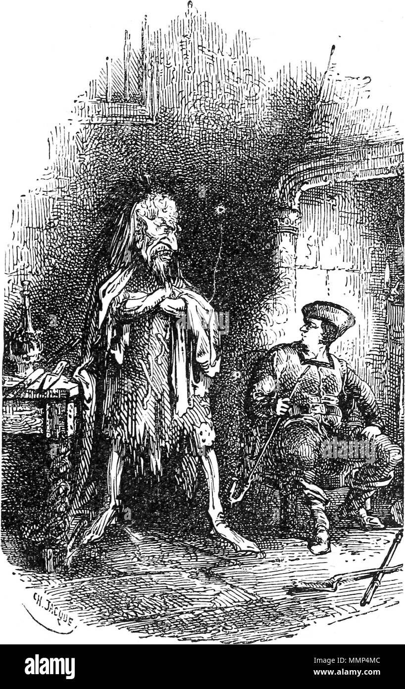 . English: Agnan, an illustration from the 'Dictionnaire Infernal' by ...