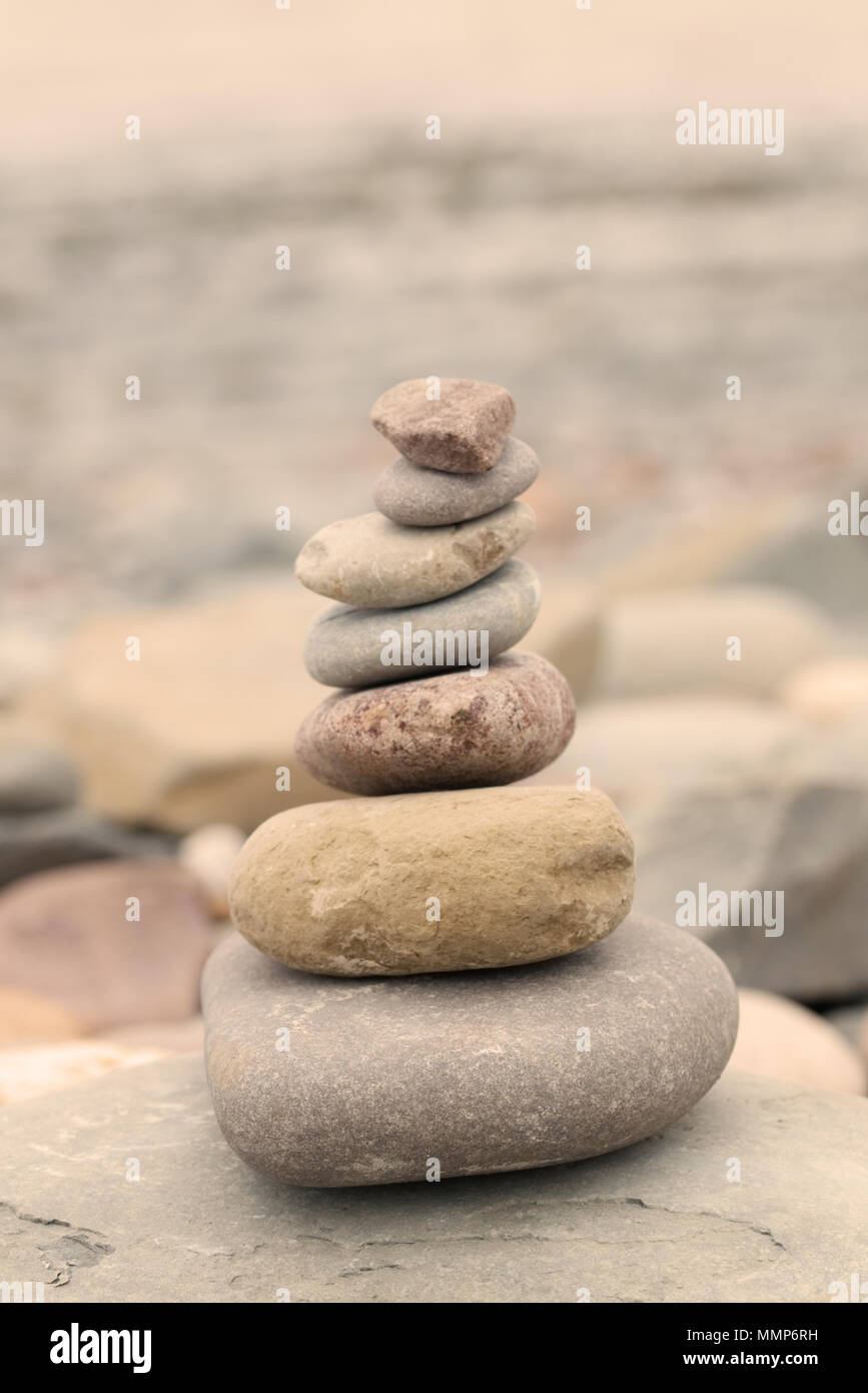 Stone Stack Beach High Resolution Stock Photography and Images - Alamy