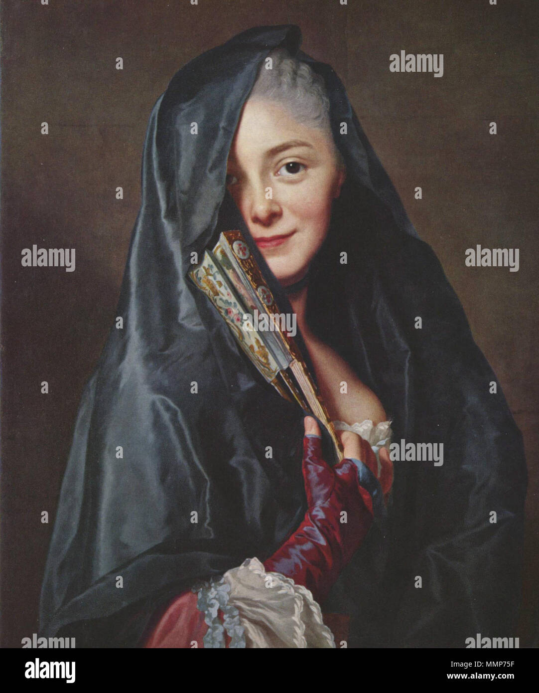 The Lady with the Veil (The Artist's Wife. 1768. Alexander Roslin 001 ...