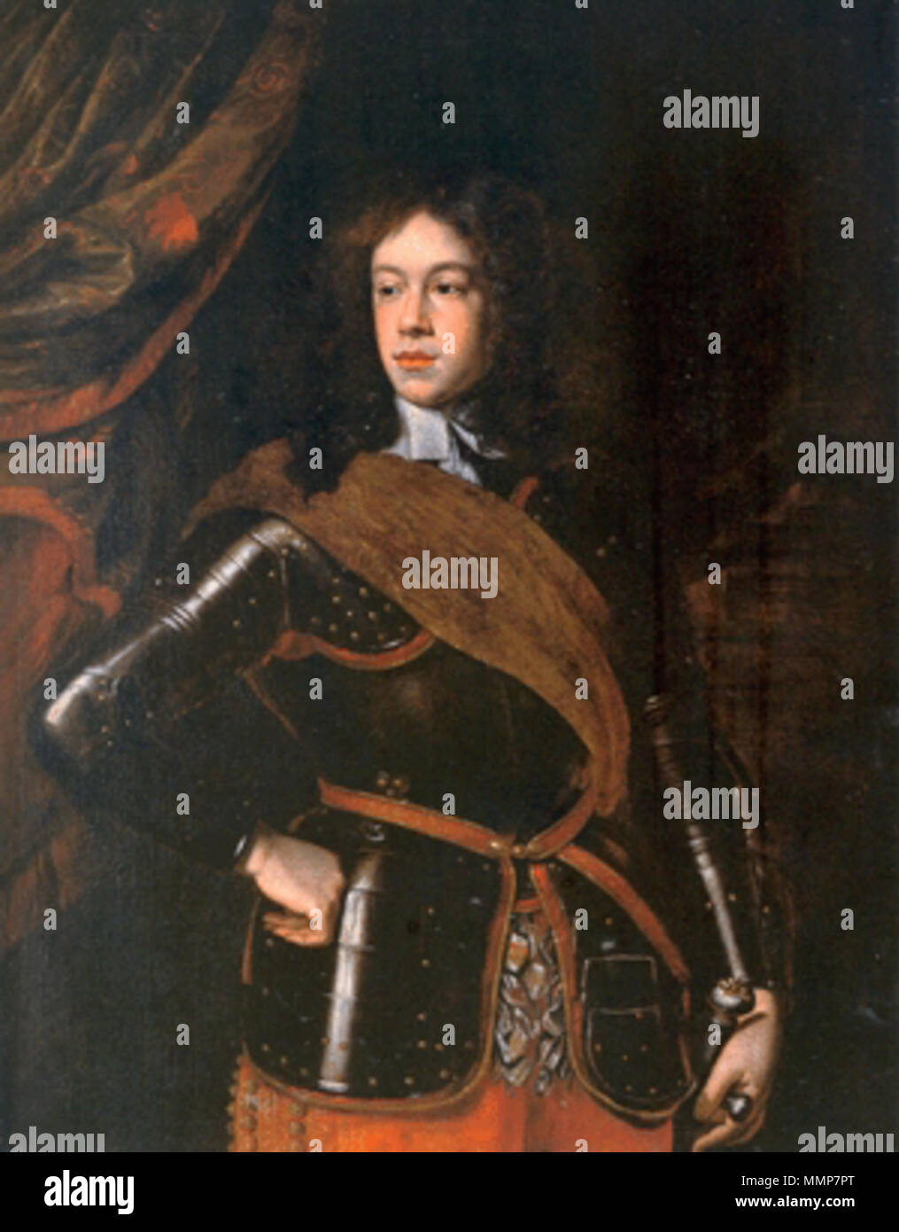 Portrait of Alfonso IV d'Este (1634-1662). 17th century. Alfonso IV d ...