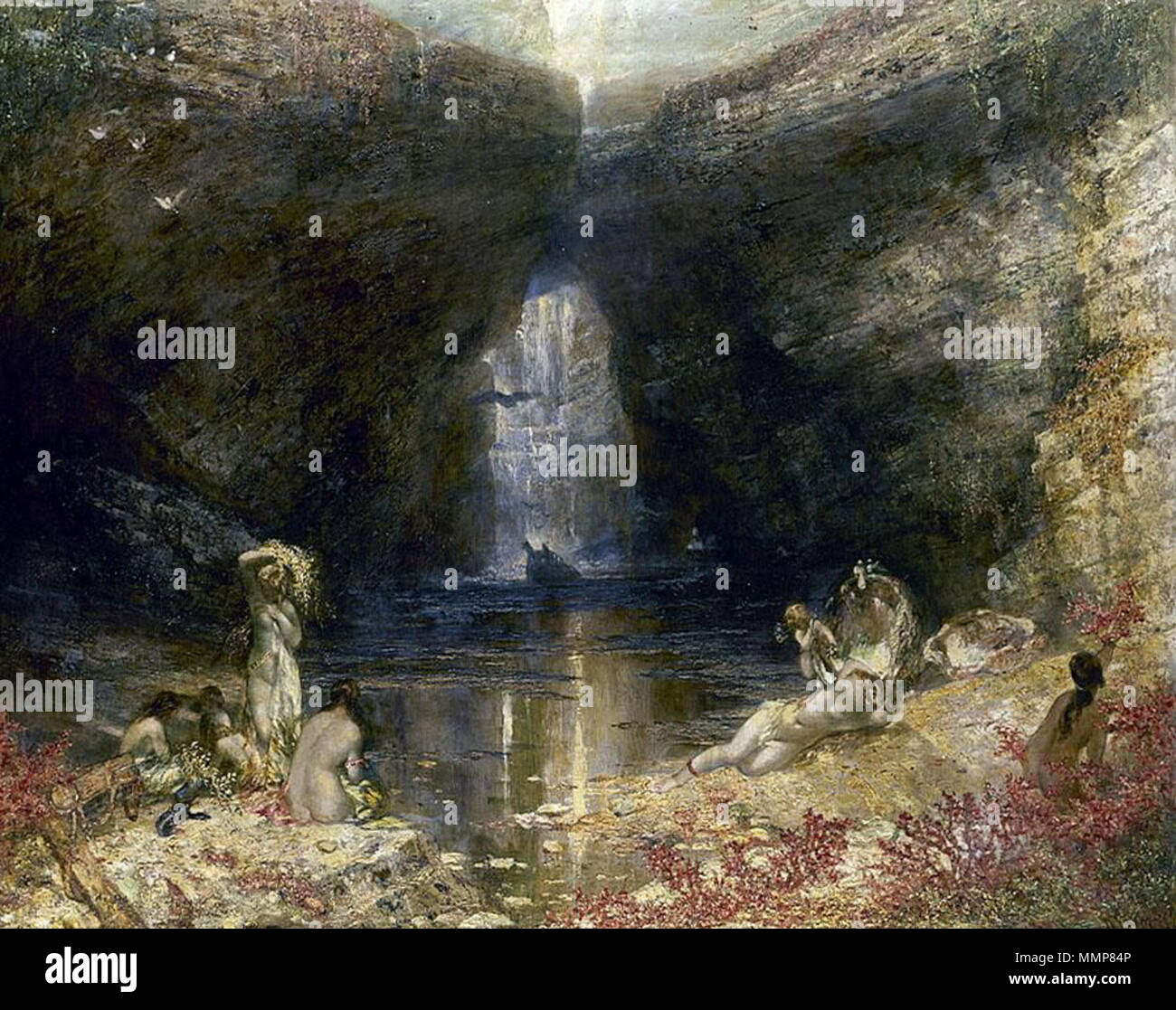 English: The Sea Garden, a Phantasy . 19th century. Alfred Joseph ...