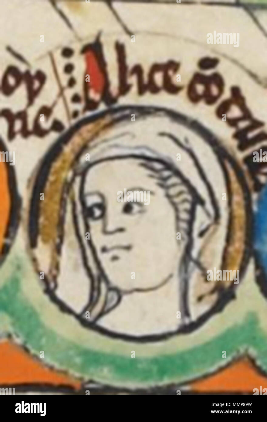 . English: Alice (Alisa) of Normandy . between 1300 and 1308. Unknown ...