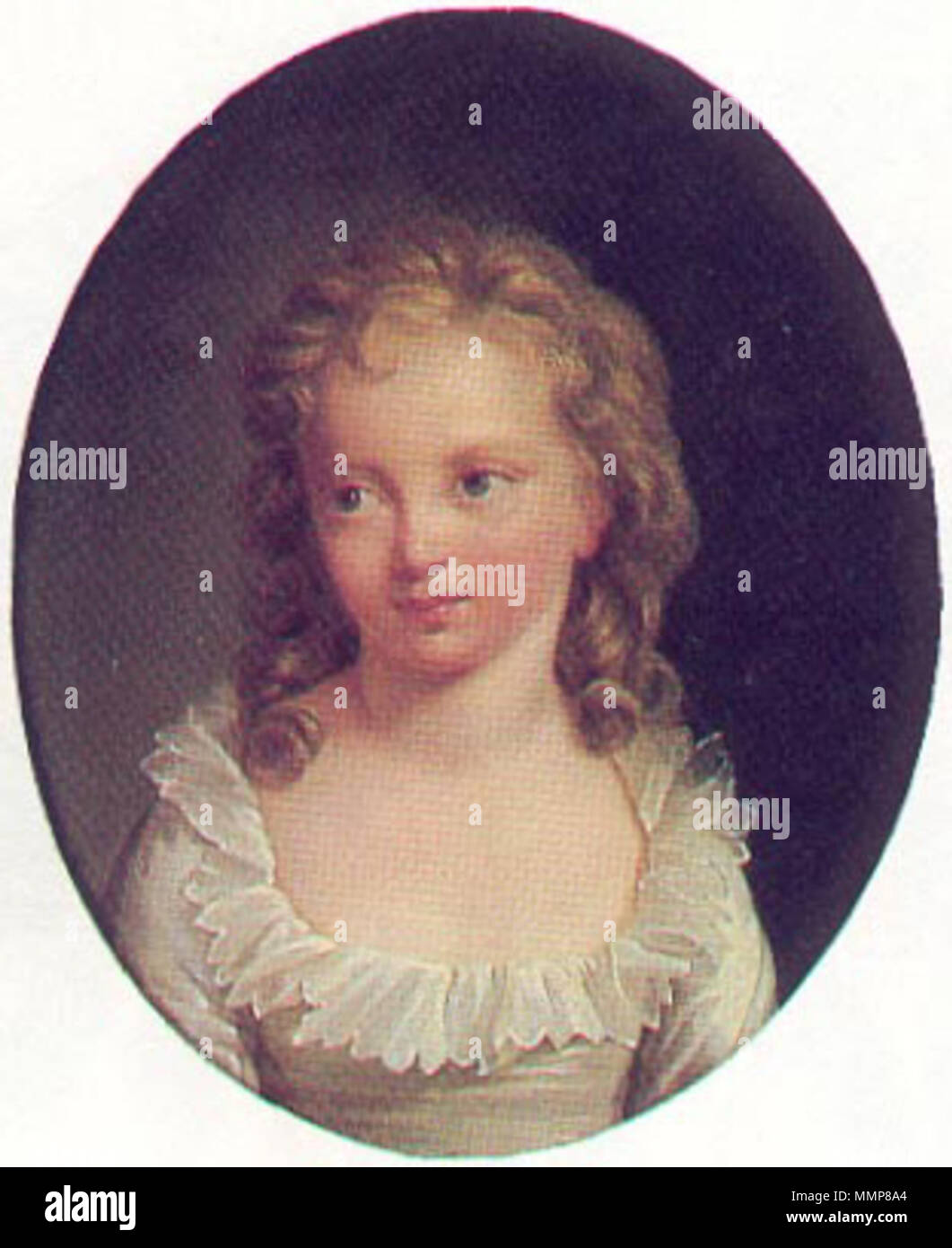 Portrait of Marie Thérèse Charlotte, Madame Royale (1778-1851). 1780s ...