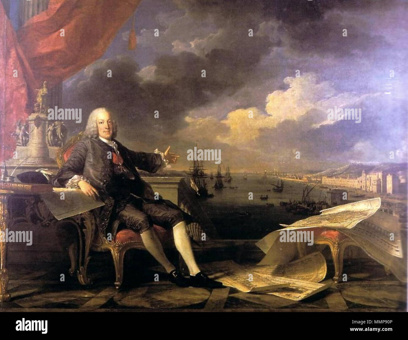 Louis michel van loo 003 hi-res stock photography and images - Alamy