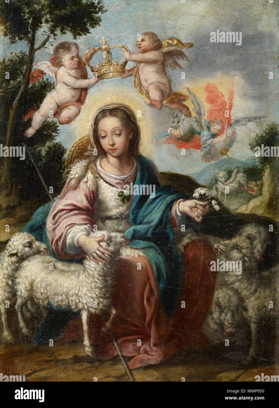 . Divine Shepherdess . before 1758. Alonso Miguel De Tovar Divine ...