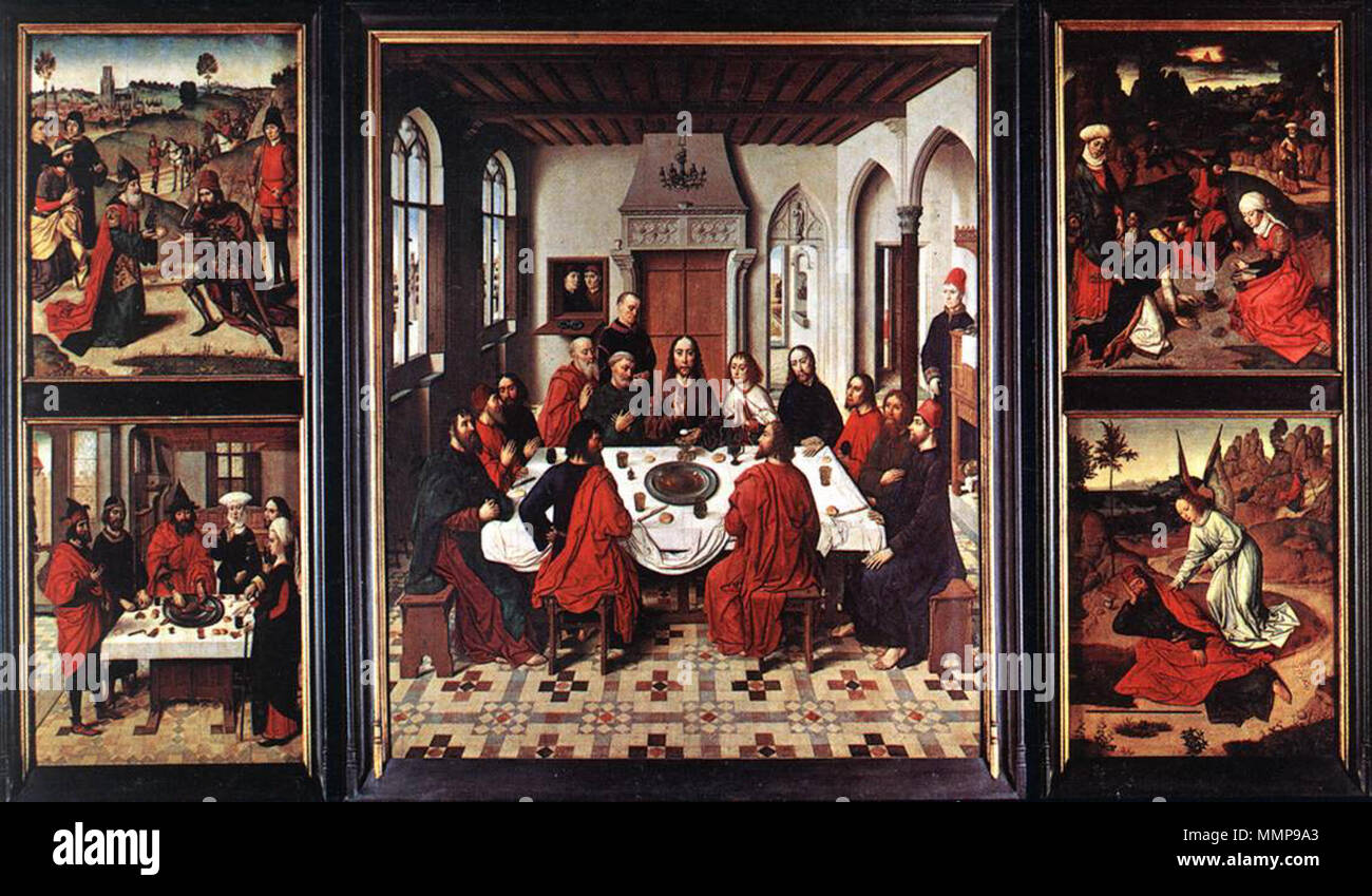 . Dieric Bouts, Altar of Holy Sacrament . between 1464 and 1467. Dieric ...