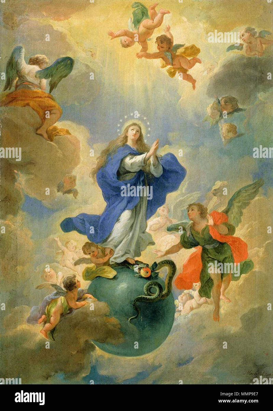 The Immaculate Conception. 1719. Altomonte, Bartolomeo - The Immaculate ...